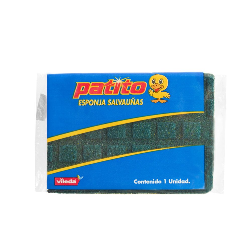 ESPONJA PATITO CON FIBRA SALVAUÑAS – Punto Profesional – Limpieza e ...
